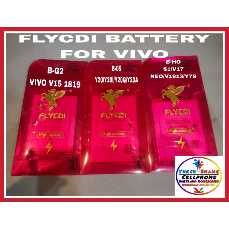 FLYCDI BATTERY FOR VIVO B-G2 V15/ B-05 Y20/Y20i/Y20G/Y20A/B-H0 S1/V17 ...
