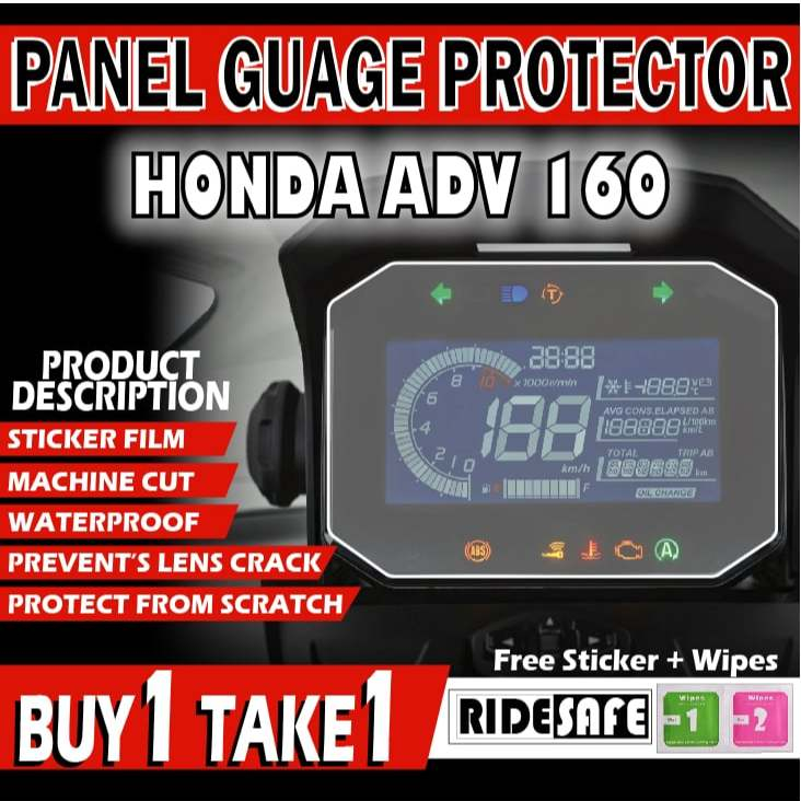 BUY 1 TAKE 1 HONDA ADV 160 PANEL GUAGE PROTECTOR | Shopee Philippines