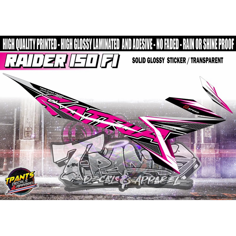 Raider 150 Fi Satria Neg Decals | Shopee Philippines