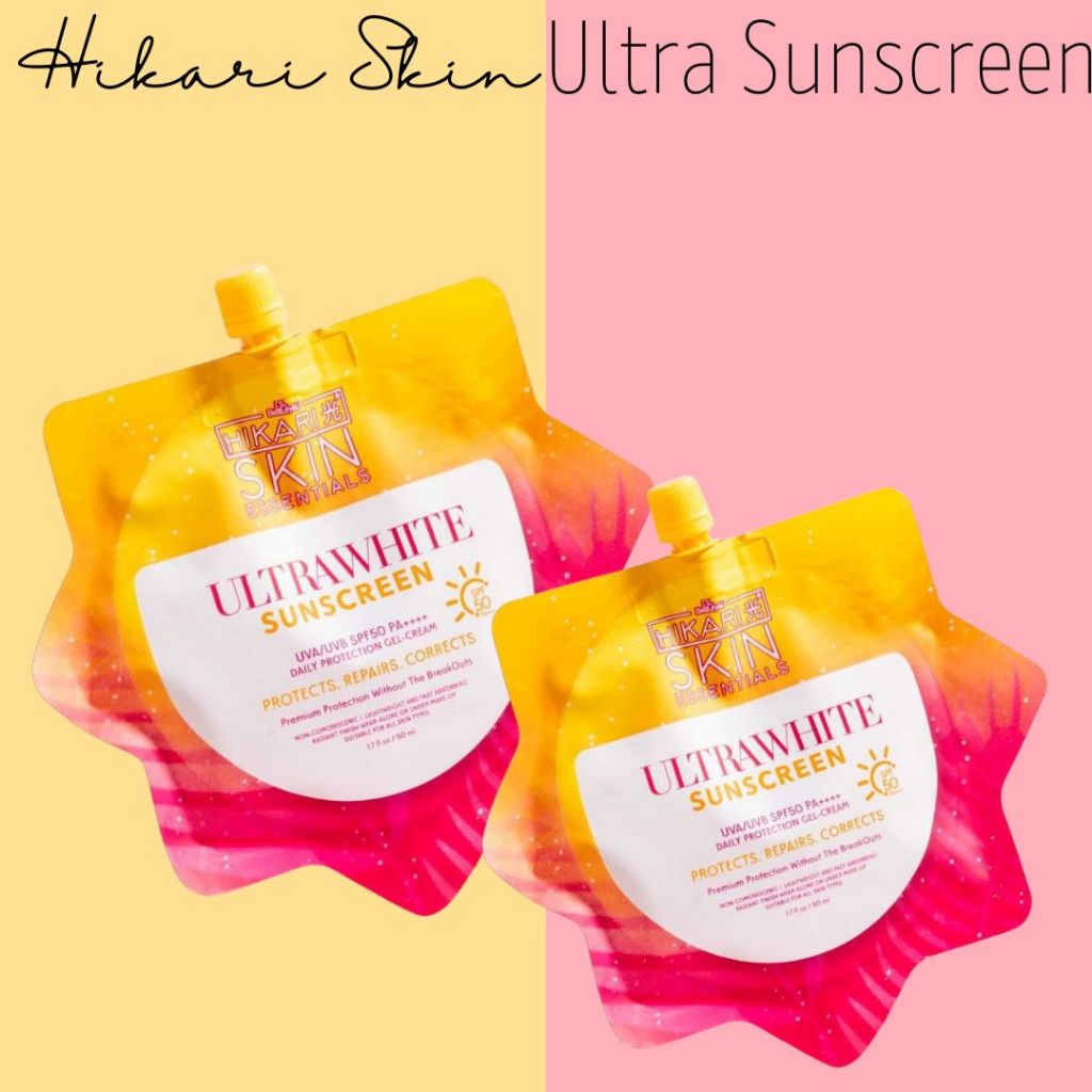 Hikari Ultra White Sunscreen SPF50 PA++++ Gel Cream | Shopee Philippines