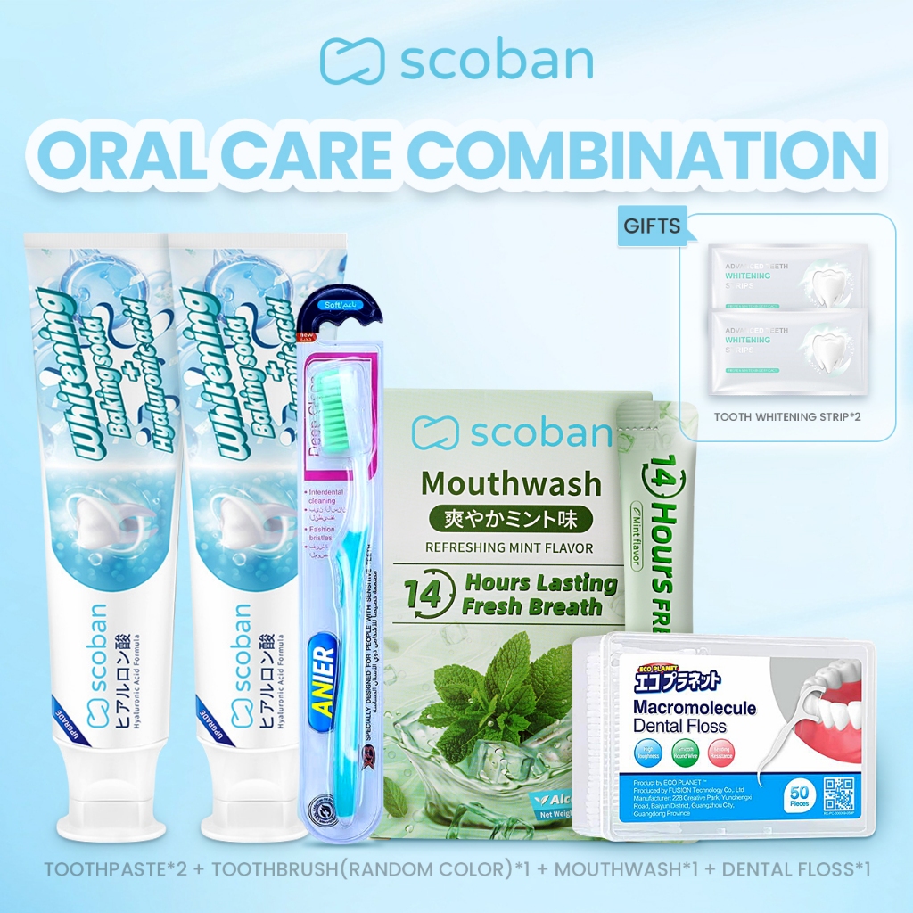 【Upgrade】scoban teeth Whitening toothpaste Peppermint Food Graded ...