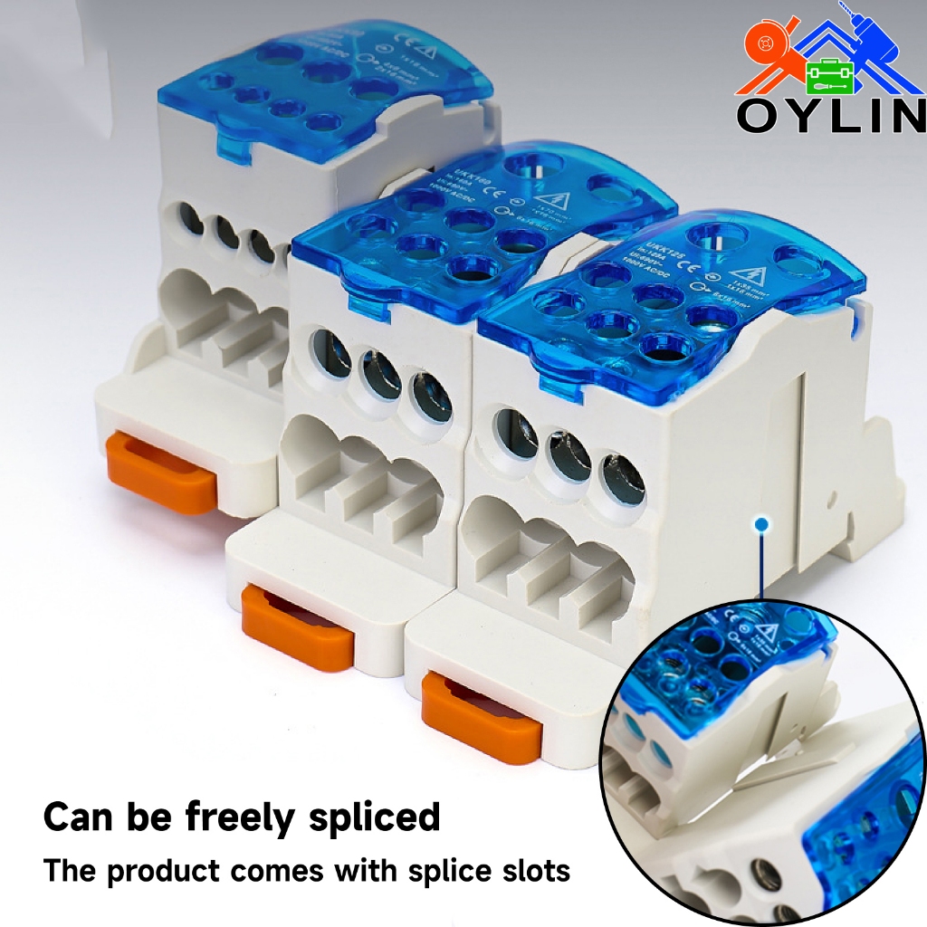 One-in and multi-out junction box terminal row UKK80A160A power ...