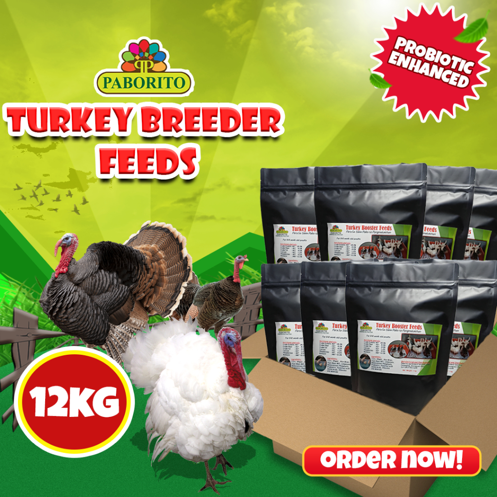 Probiotic-enhanced Turkey Breeder Feeds 12KG | Shopee Philippines