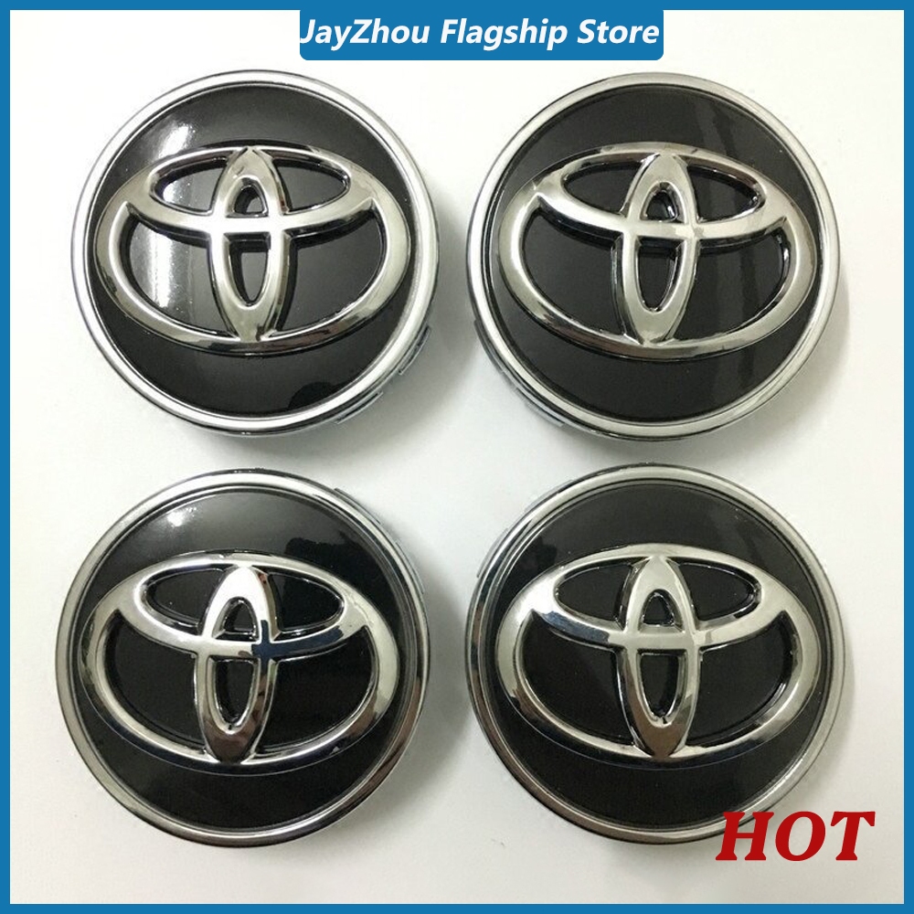 4*PCS 62mm Toyota Innova/Rush/Avanza/Alphard Center Cap 3D Car Logo ...