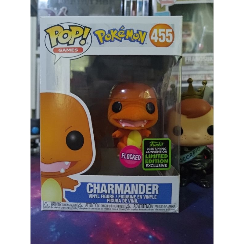 Funko Pop! Pokemon - Charmander (Flocked - 2020 Spring Convention ...