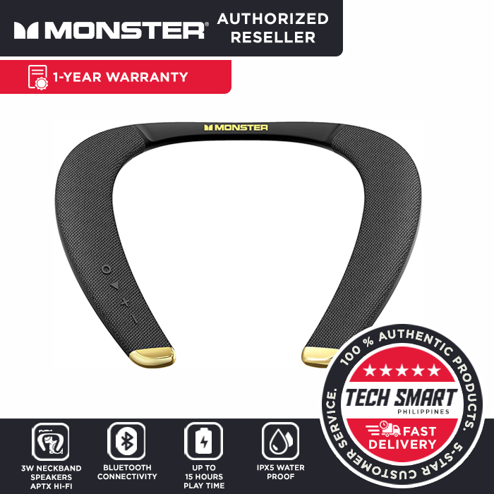 Monster Boomerang Petite Neckband Bluetooth Speakers, Neck Speaker with ...