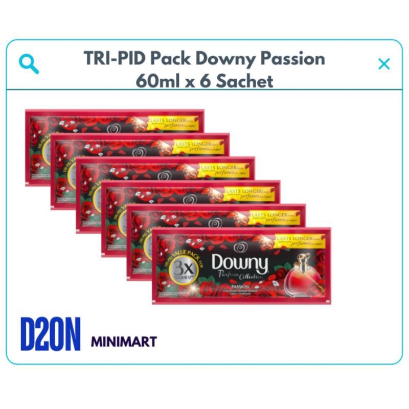 DOWNY PASSION TRI-PID Pack Laundry Antibacterial Fabric Conditioner ... DOWNY PASSION TRI-PID Pack Laundry Antibacterial Fabric Conditioner ...