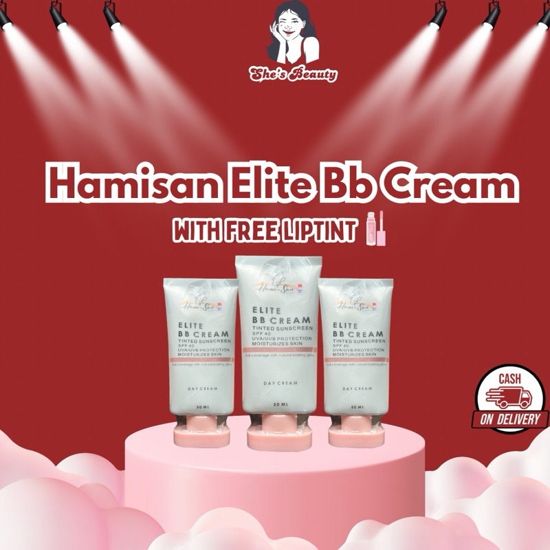 HAMISAN ELITE BB CREAM SUNCREEN (WITH FREE LIPTINT) | Shopee Philippines