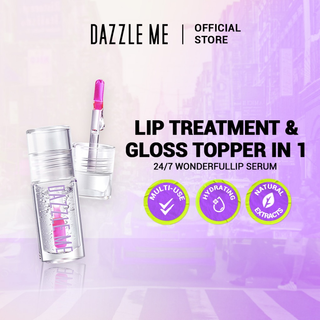 DAZZLE ME 24/7 Wonderfullip Serum -Lip Shine Lip Serum Lip Care Nourishing Serum Lip Balm ...