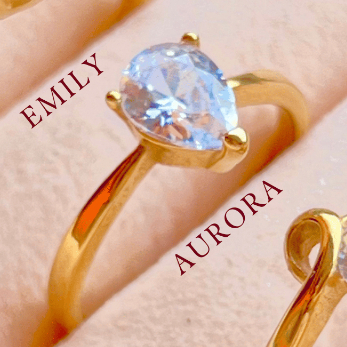 ( GLM ) Engagement ring / Proposal Ring with Main Stone Cubic Zirconia ...