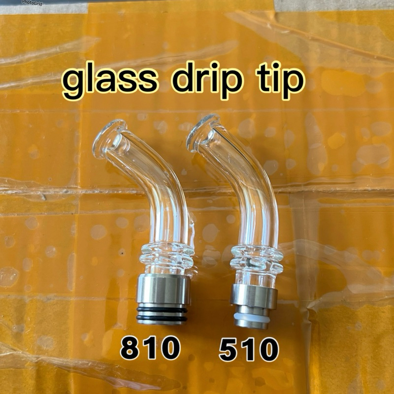 Glass 510/810 drip tip clear glass tool | Shopee Philippines
