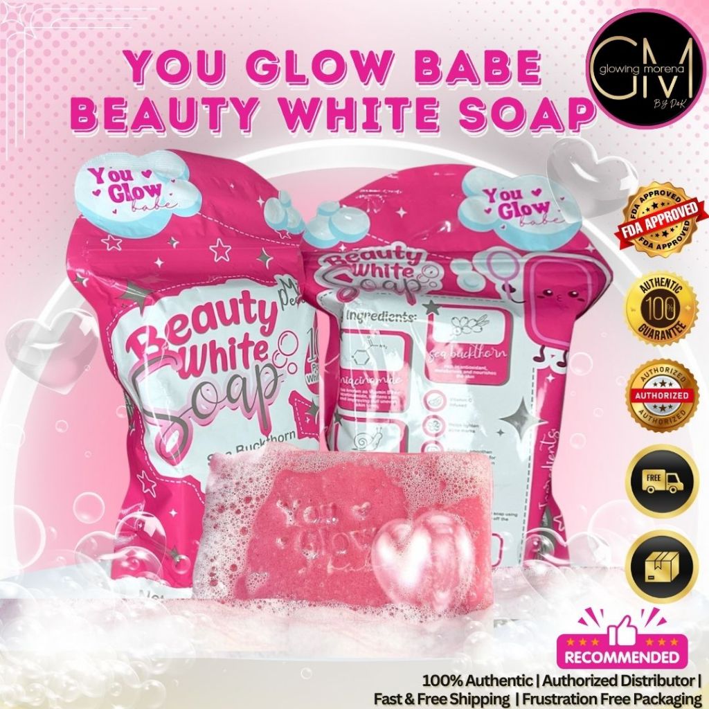 YGB YOU GLOW BABE BEAUTY WHITE SOAP | Shopee Philippines