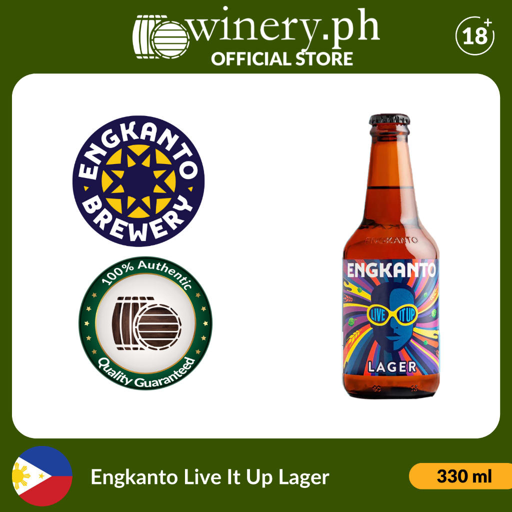 Engkanto Live It Up Lager 330mL | Shopee Philippines