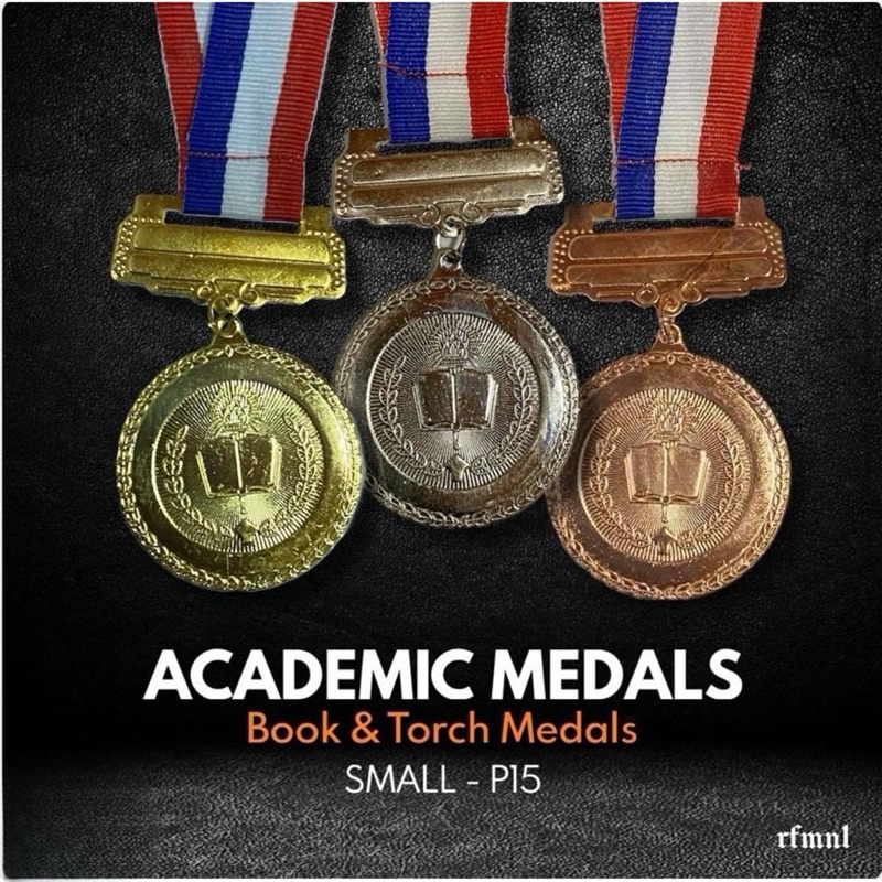 Academic Medal Book and Torch Small 3.8cm | Shopee Philippines