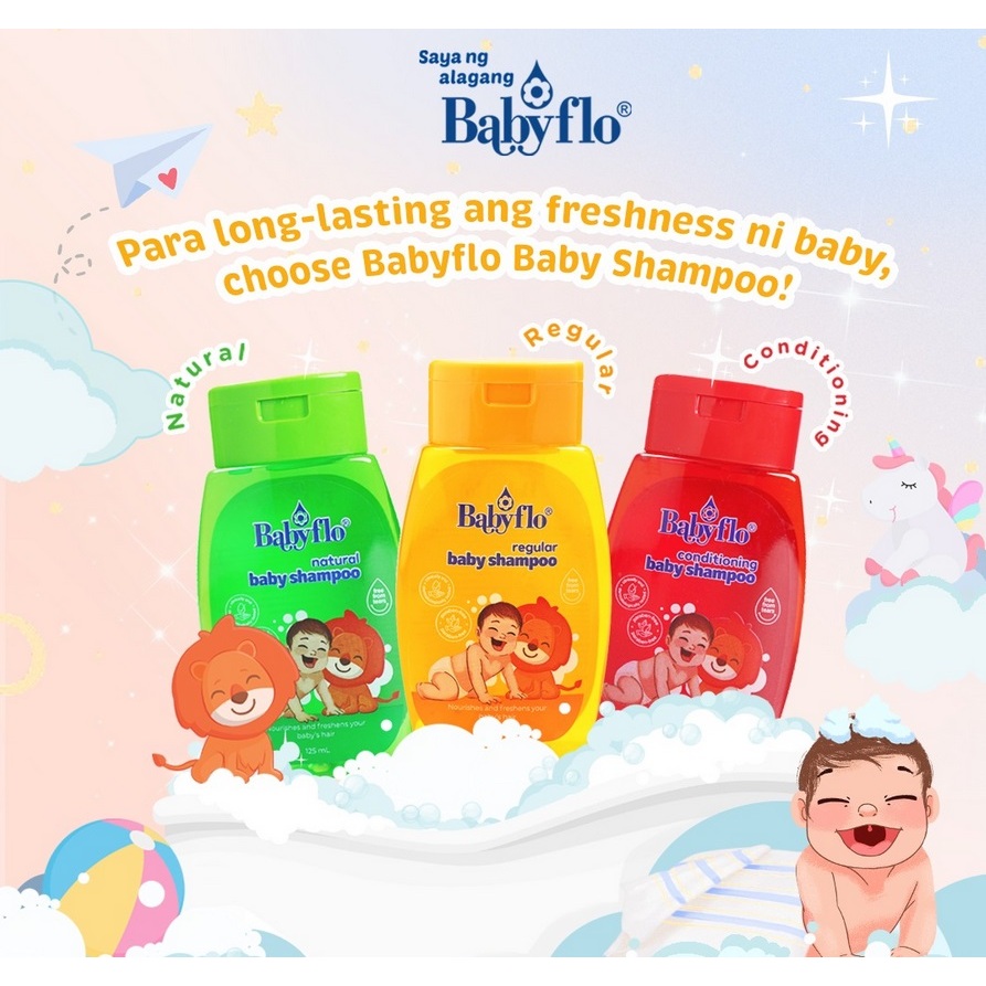 Babyflo Baby Shampoo (Conditioning, Natural, Regular) | Shopee Philippines