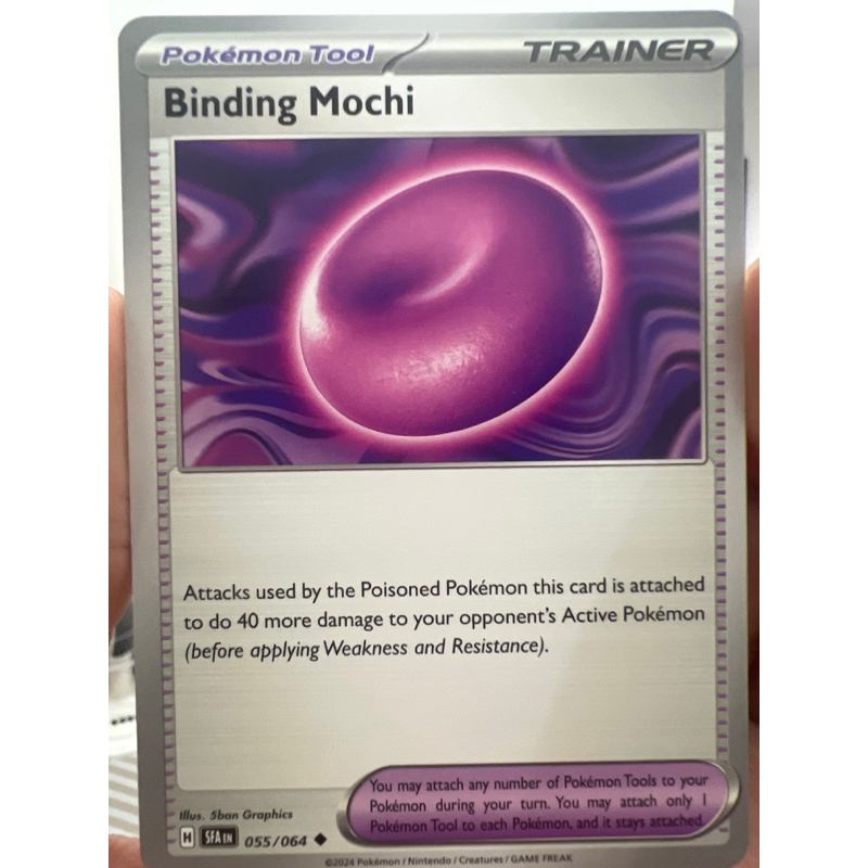 Binding Mochi - 055/064 - Uncommon Shrouded Fable Pokemon TCG | Shopee ...