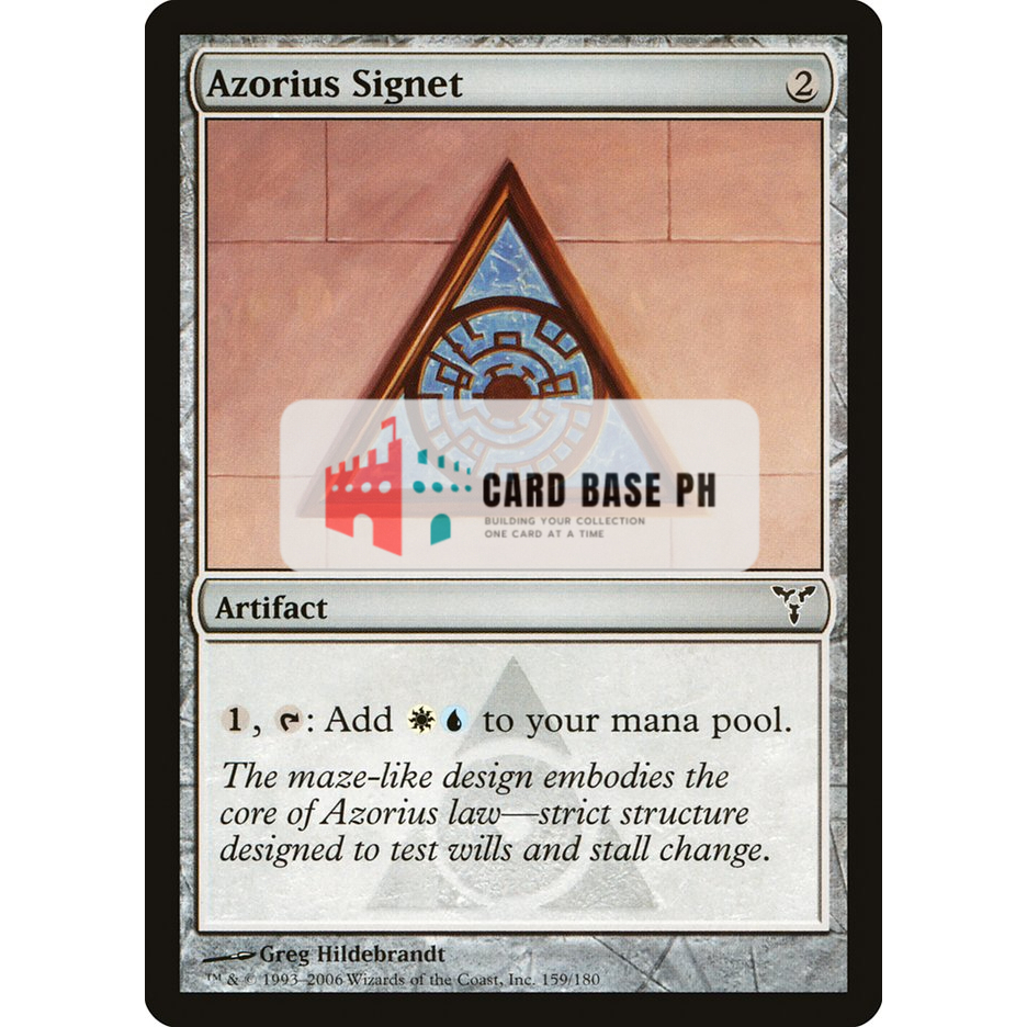 Azorius Signet( Lightly Played) - Magic the Gathering Trading Card ...