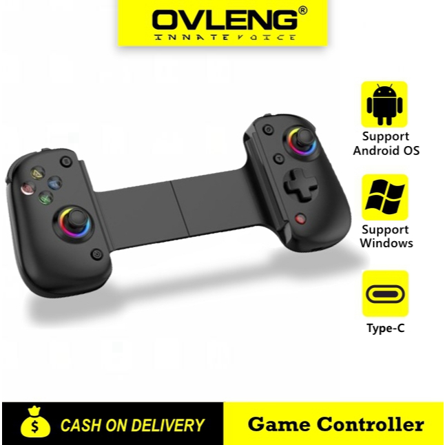 D8 Pro RGB Gamepad E-Sport Game Stretching Controller w/ High ...