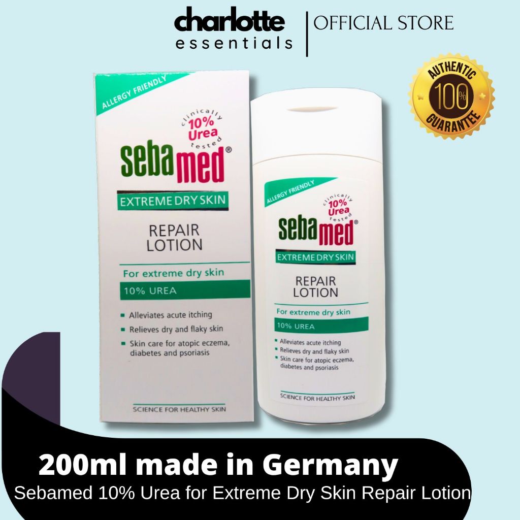 AUTHENTIC Sebamed Urea Lotion 10% Extreme Dry Skin Repair 200ml made in ...