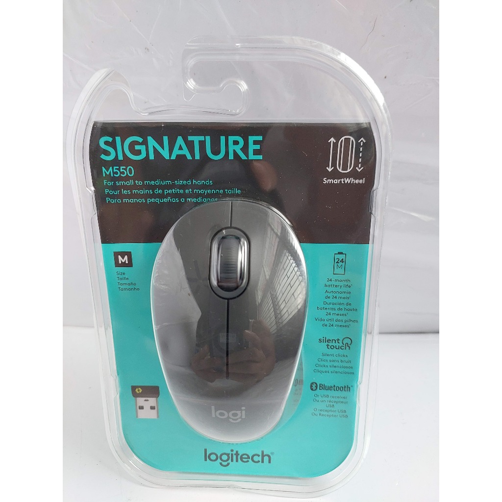 Logitech Signature Mouse Wireless M550 NewUSA | Shopee Philippines