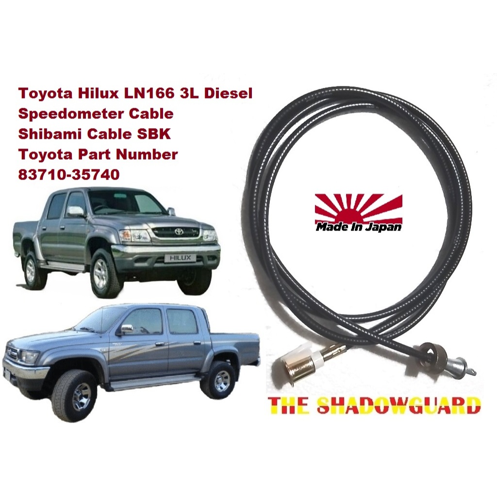 Toyota Hilux LN166 3L Diesel Speedometer Cable 83710-35740 Made In ...