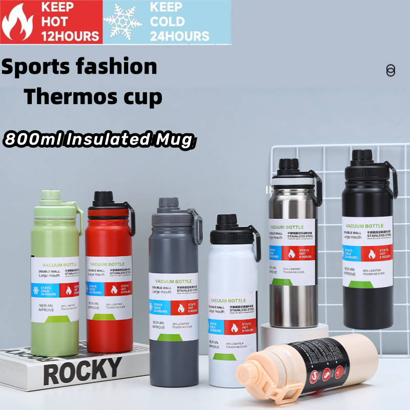 Stainless Steel Vacuum Thermos Cup Sport Water Bottle Tumbler Flask ...