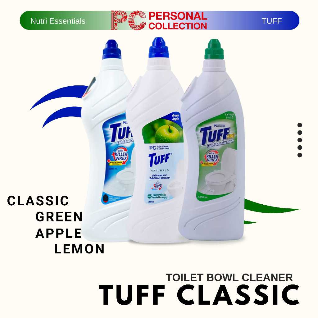 Personal Collection Tuff Toilet Bowl Cleaners Lemon, Classic and Apple ...