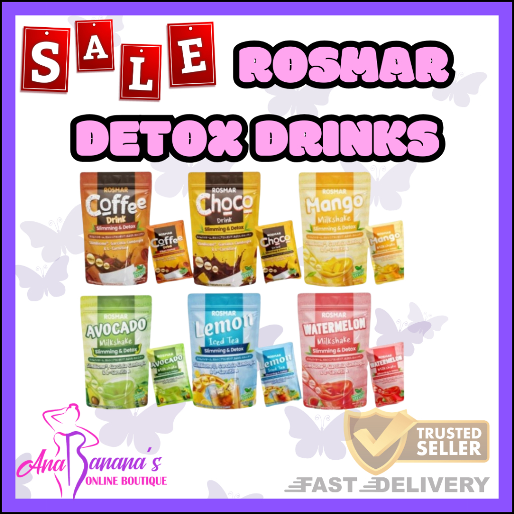 ROSMAR DETOX DRINKS NEW PACKAGING 7SACHETS PER PACK | Shopee Philippines