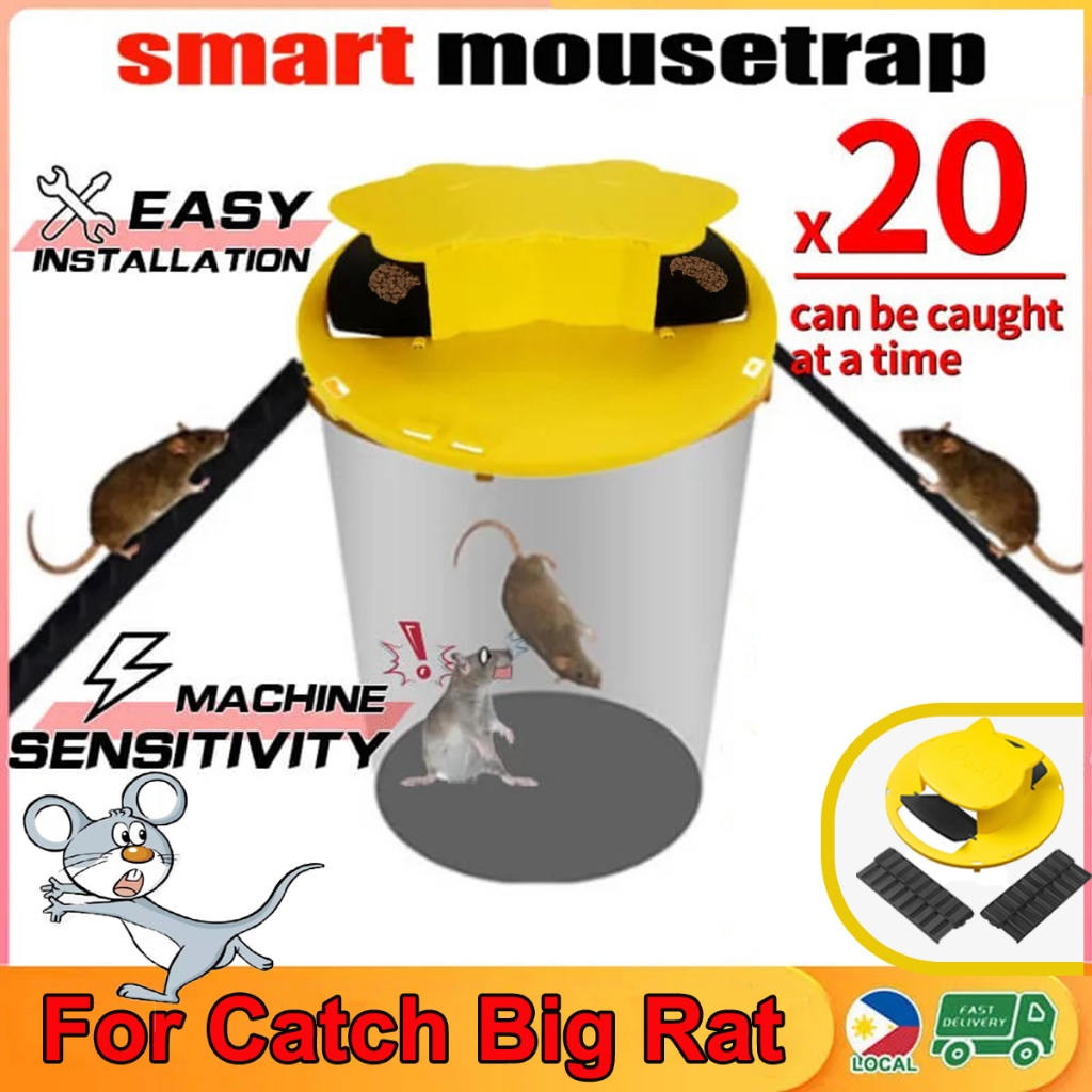 Reusable Mouse Bucket Trap for big Rats Mouse catcher Cage Rat killer ...