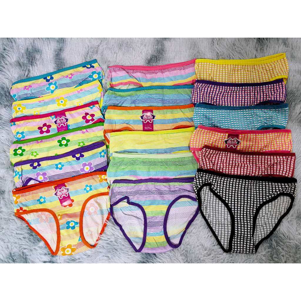 12 PCS Teenager Girl Panty fit 20-26 waistline One Design Different ...
