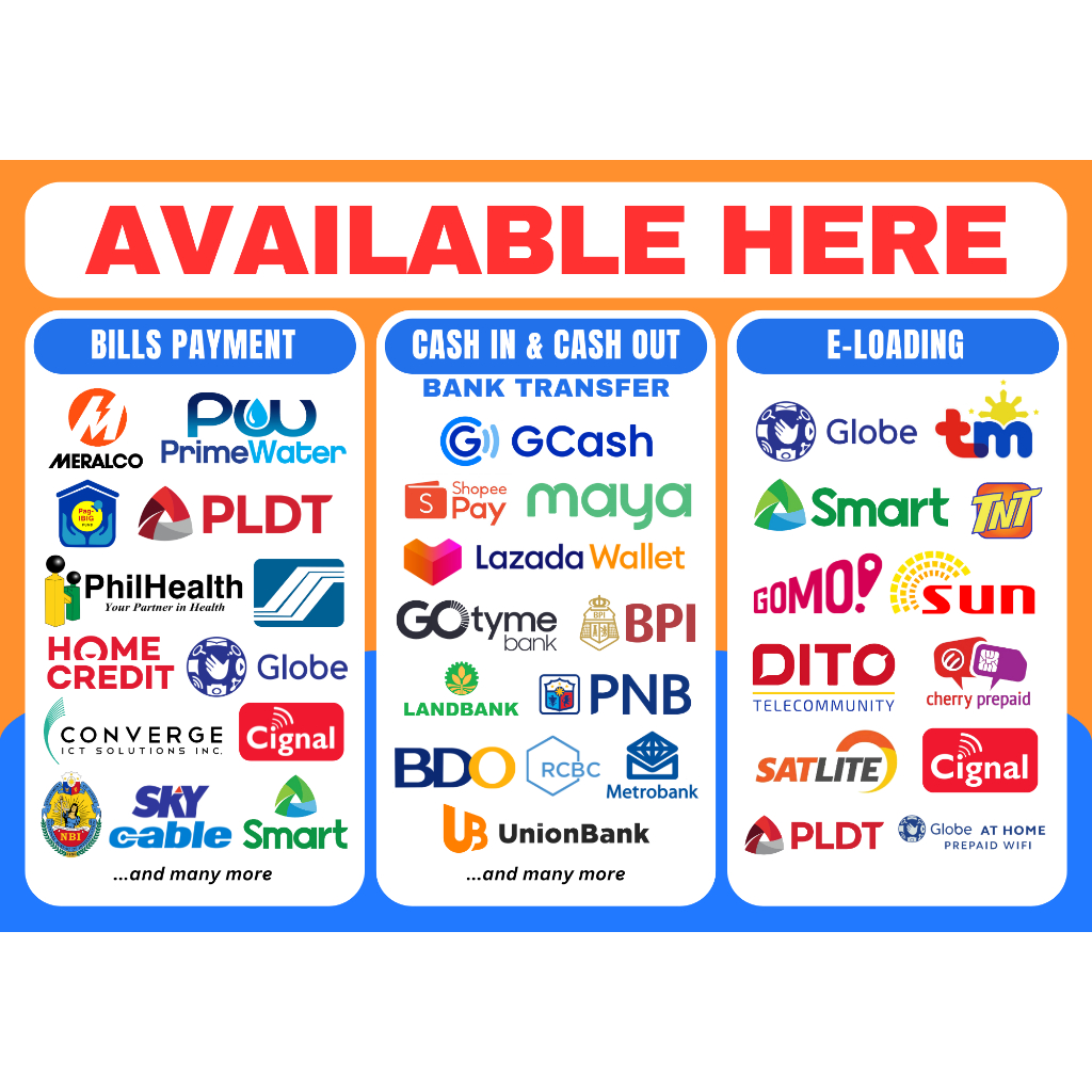 GCASH TRANSACTION TRACKER/SIGNAGE LAMINATED ONLY | Shopee Philippines