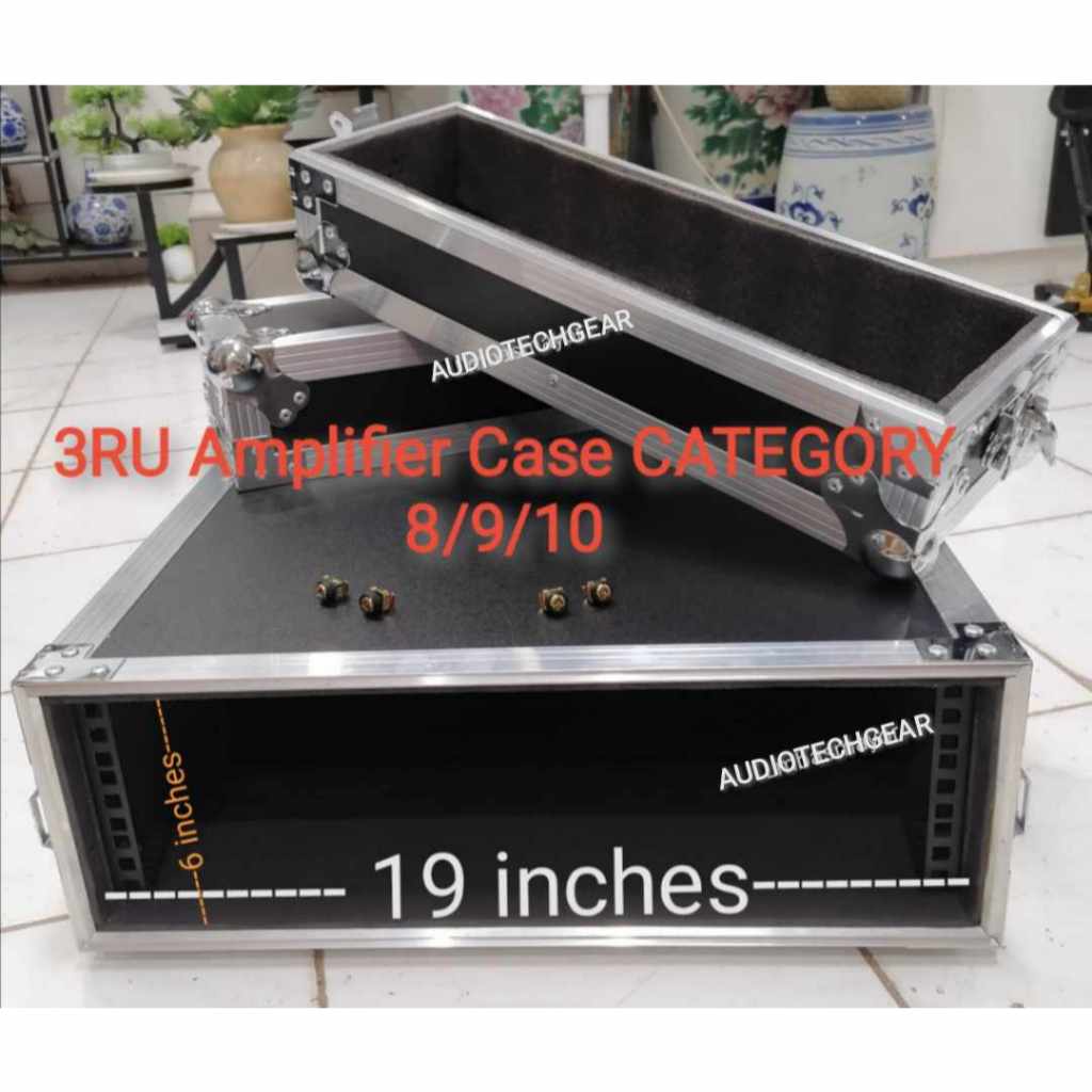 3RU Power Amplifier Flight Case for LIVE Category 8/9/10 3RU ...