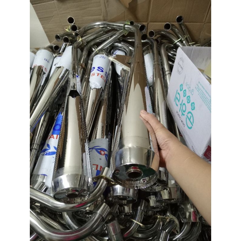 MICROBIKE EXT 125/150/VERSION 1&2 CHICKEN PIPE STAINLESS | Shopee ...