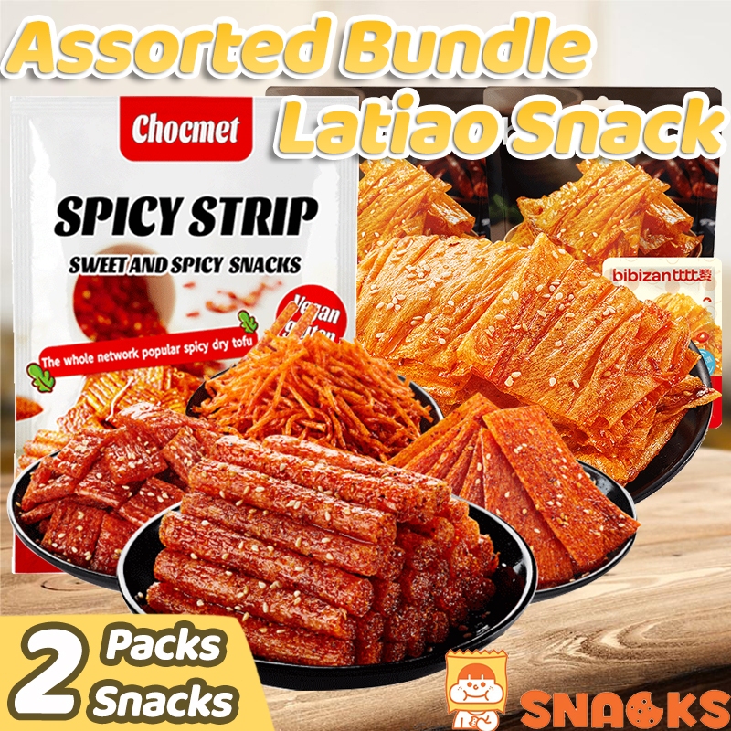 CHOCMET Latiao Spicy Stick Chinese Snacks Bundle Assorted Yummy Food ...