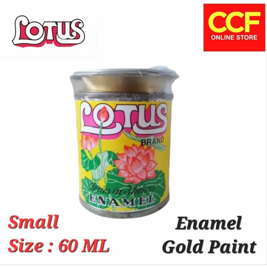 Lotus Quick Dry Enamel Gold Paint 60 ml | Shopee Philippines