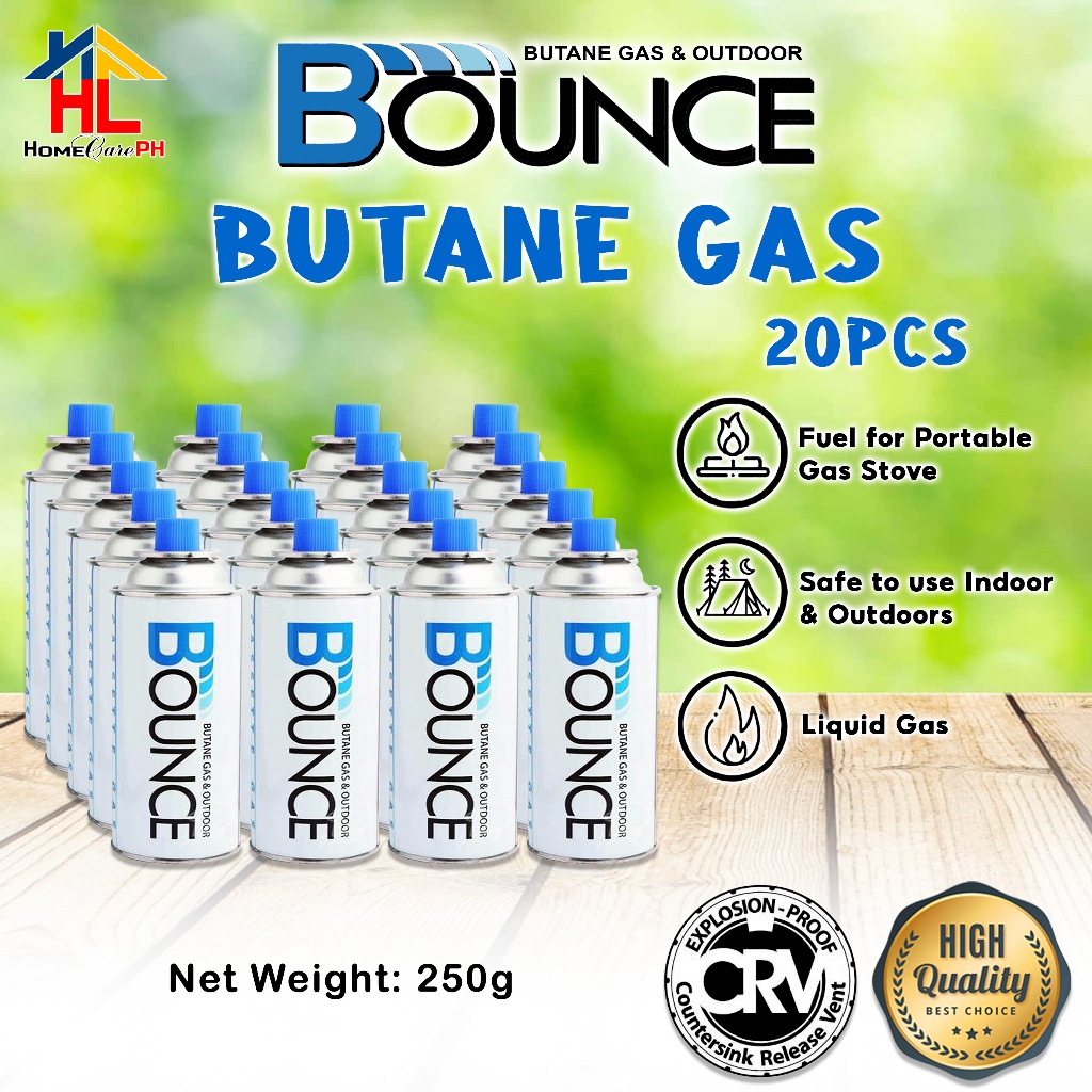 Bounce Butane Gas 250g 20pcs | Shopee Philippines