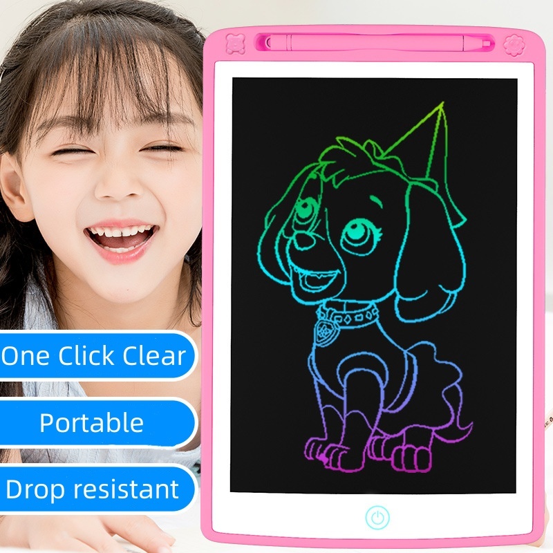 12 Inch LCD Writing Tablet Smart Kids Colors Drawing Board Portable ...