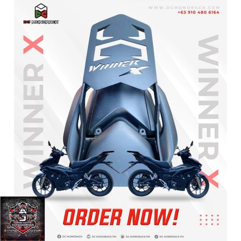 HONDA WINNER X 150 DC MONORACK BRACKET POWDER COATED | Shopee Philippines