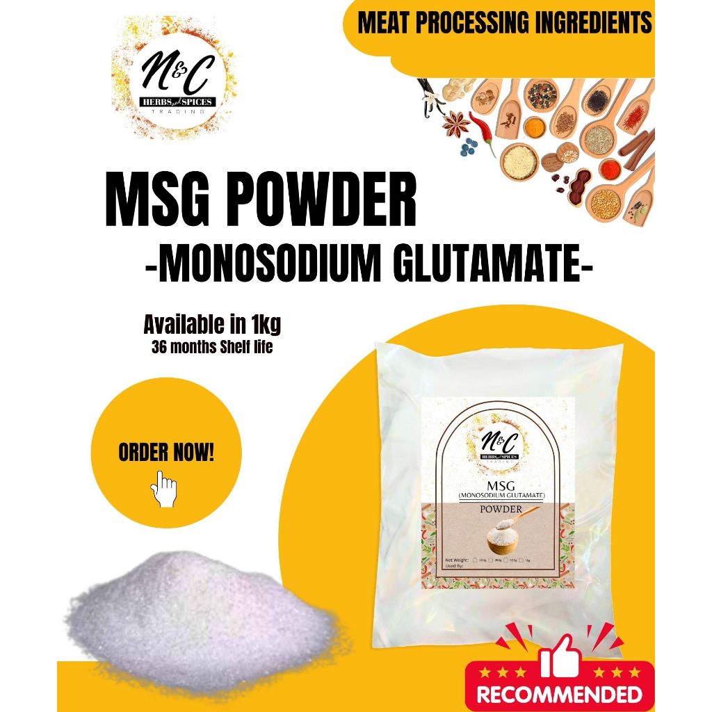 MSG Vetsin Monosodium Glutamate 100grams, 250grams, 500grams, 1kilogram ...