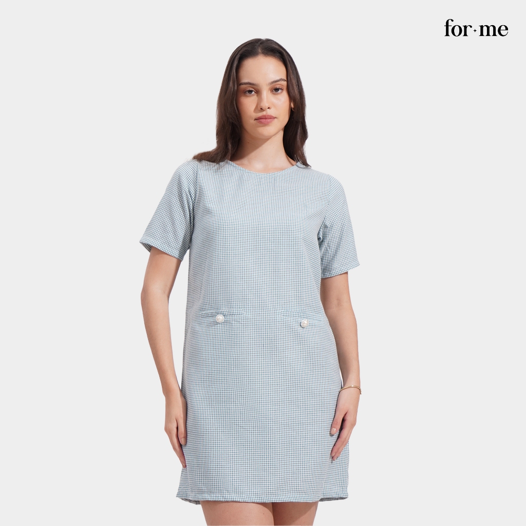 ForMe Tweed Shift Dress For Women (Eden) | Shopee Philippines