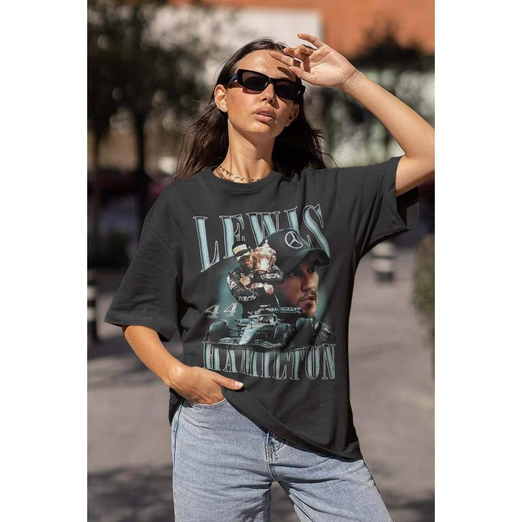 Lewis Hamilton Shirt - Formula 1 Racing Team Mercedes 90s Vintage x ...