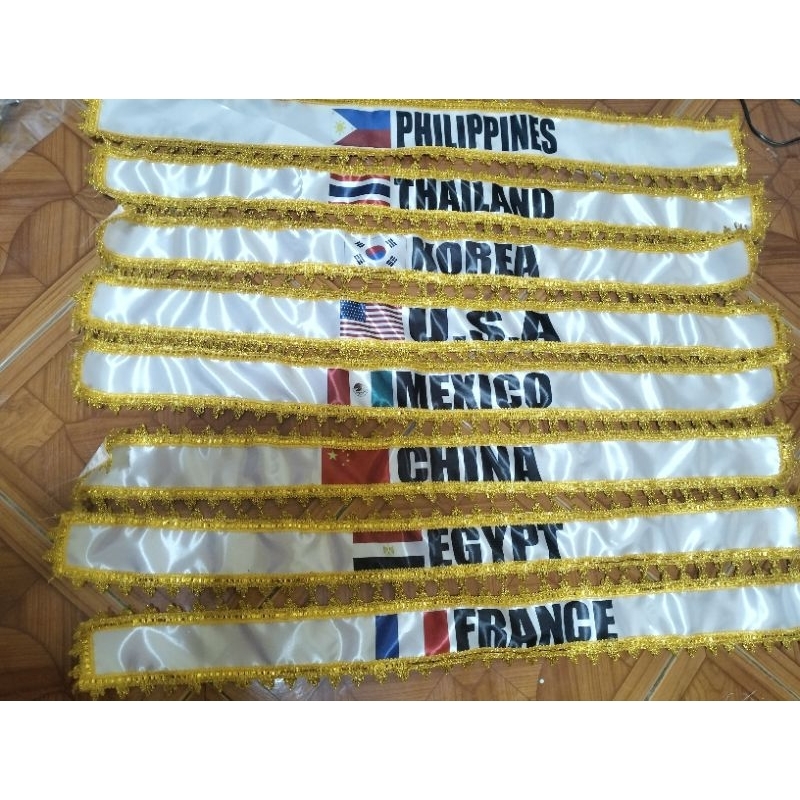 SASH FOR UNITED NATION KIDS/ADULT | Shopee Philippines