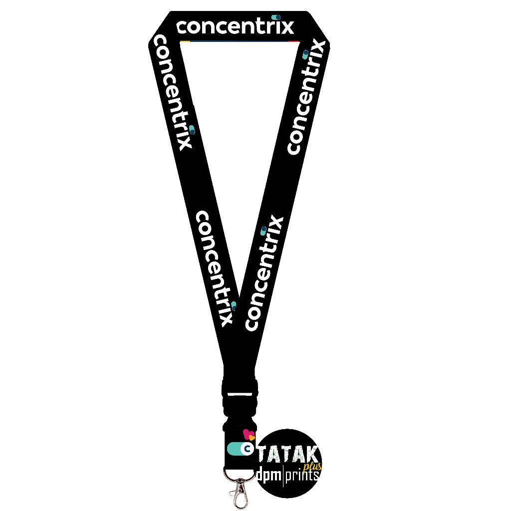 CONCENTRIX LANYARD BLACK NEW LOGO | Shopee Philippines
