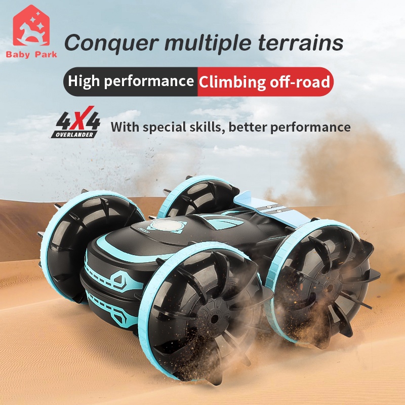 Amphibious Stunt Car Gesture Induction Flip 360 Degree Remote Control ...