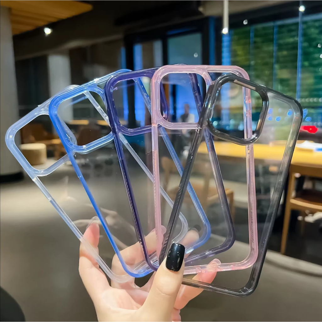 CLEAR HARD ACRYLIC CASE FOR REDMI 10C POCO C40 12 13 9A A1 A2 PLUS NOTE ...