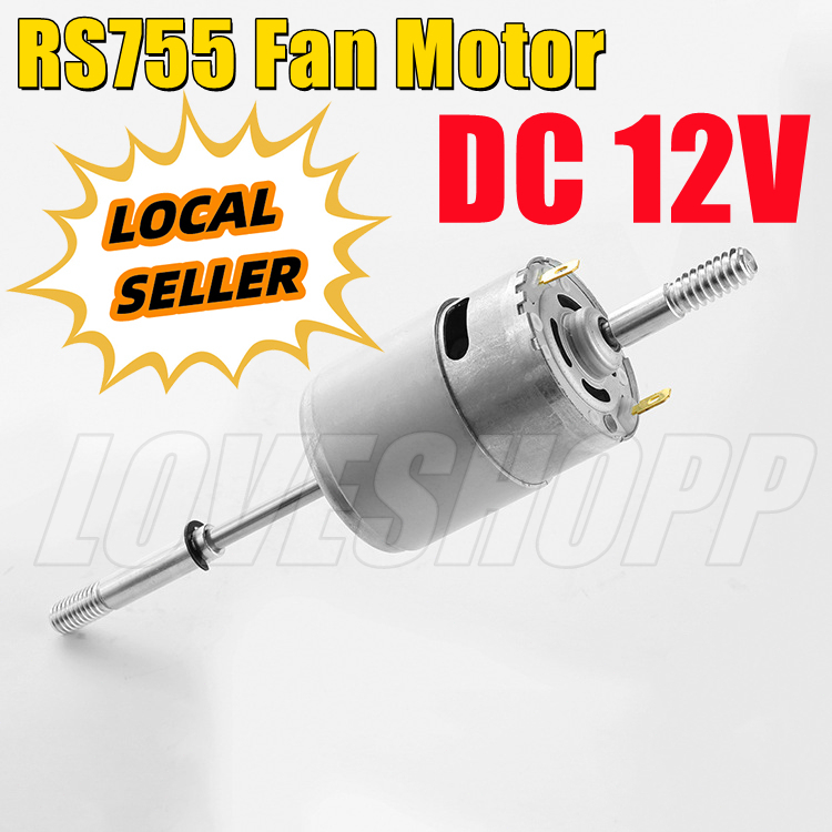 RS755 dc 12v motor for efan for 16 inches Fan Motor Replacement ...