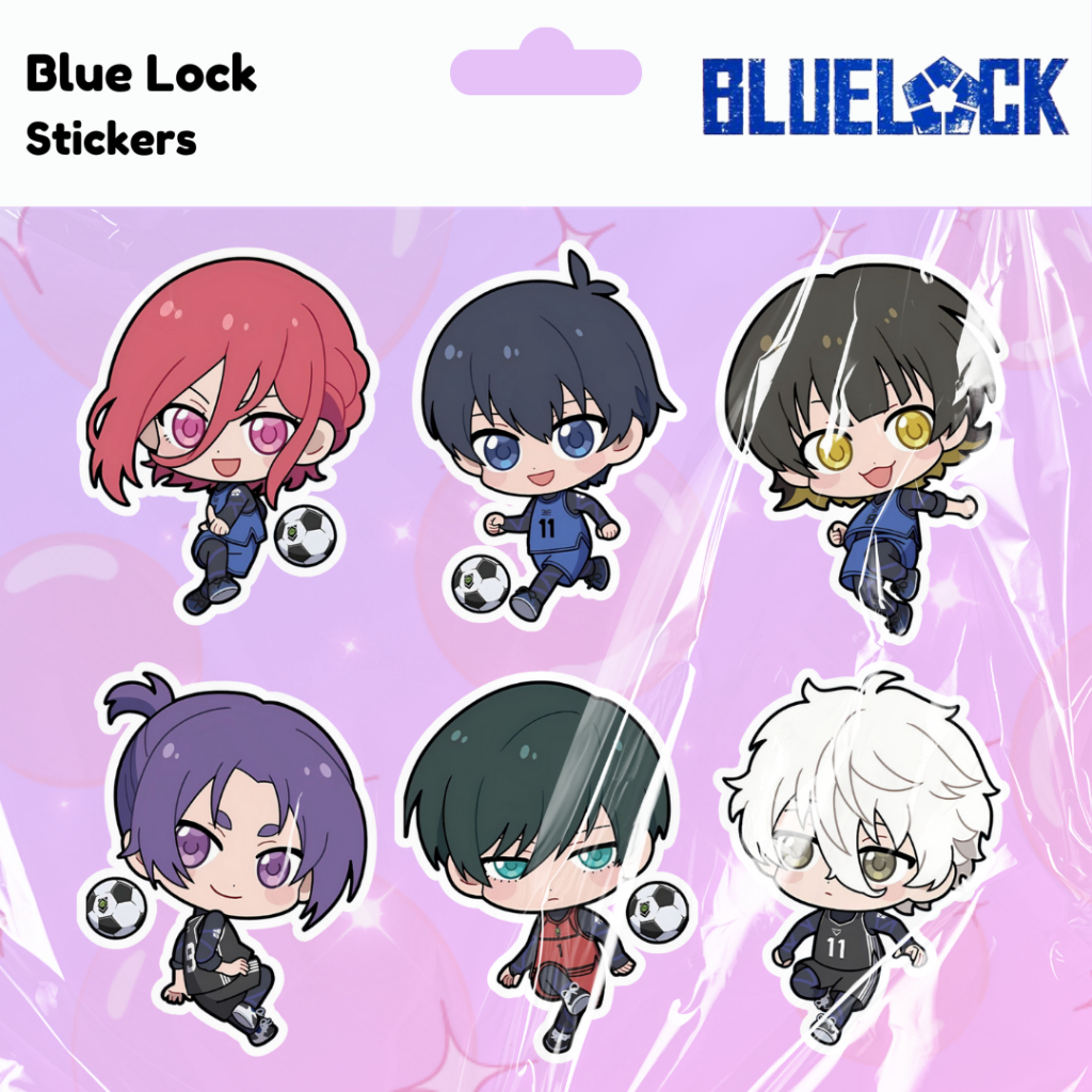 Blue Lock Anime Stickers [waterproof vinyl stickers] Isagi, Nagi ...