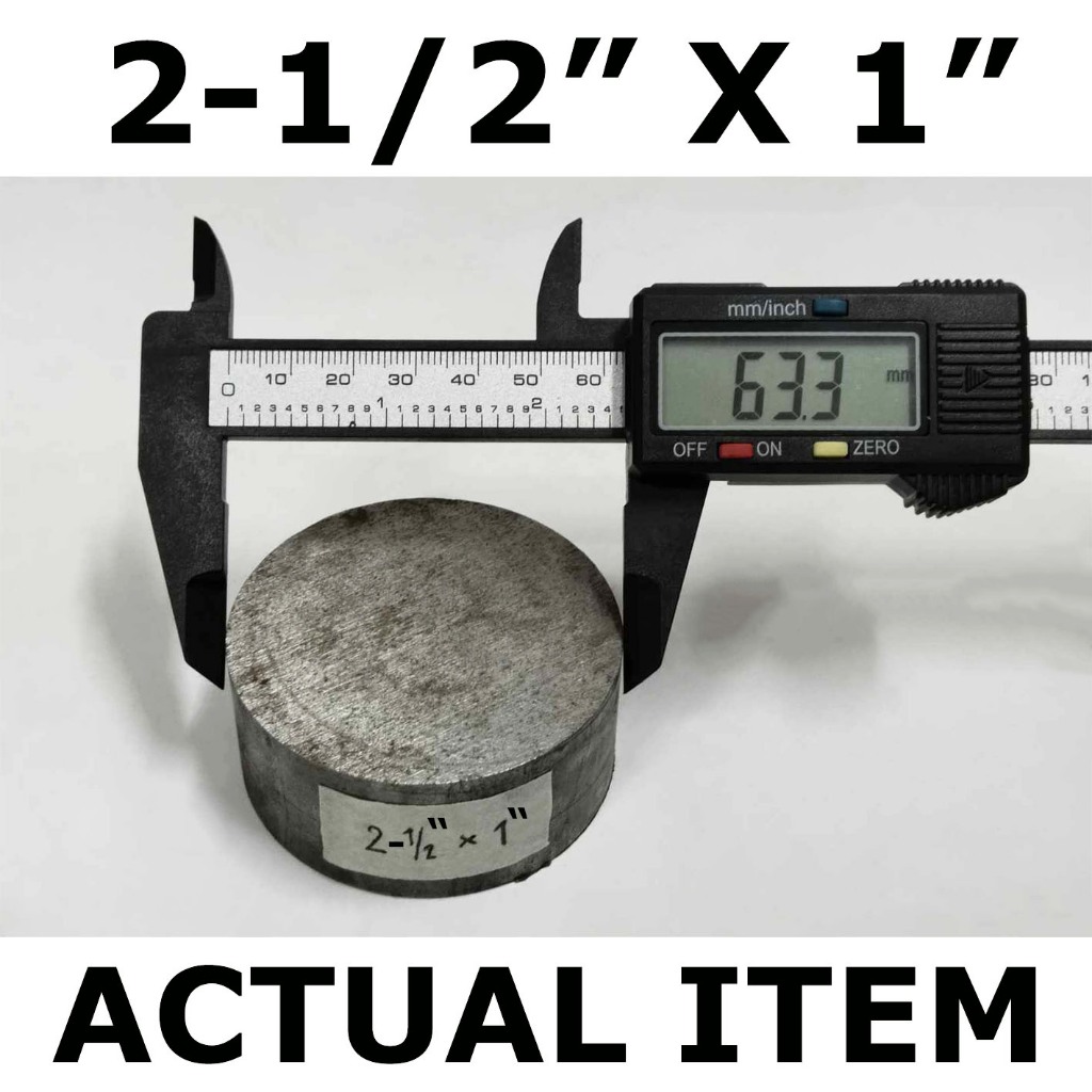 CRS SHAFTING 2-1/2" X 1" COLD ROLLED STEEL CR SHAFTING ROUND BAR == 2-1 ...