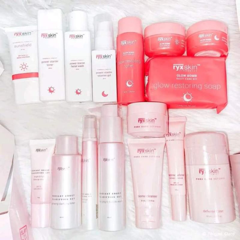 RYX SET TINGI SOLO (Glowbomb, Power kit, Radiant Set, Porecare, Bare ...