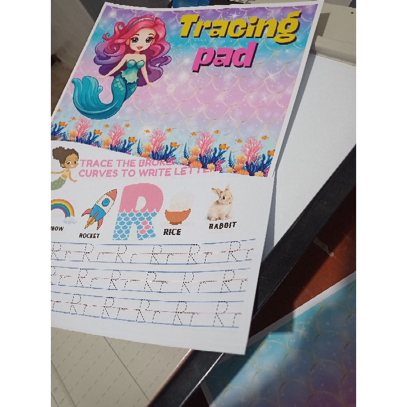 Tracing Pad Mermaid and Dino | Shopee Philippines